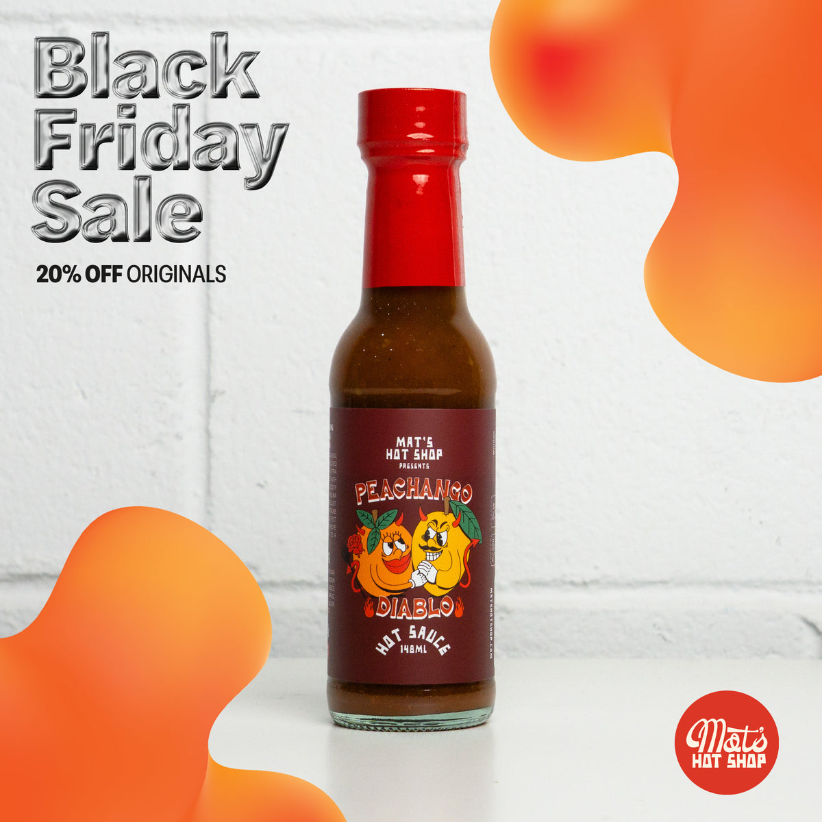 Peachango Diablo Hot Sauce | Mat's Hot Shop