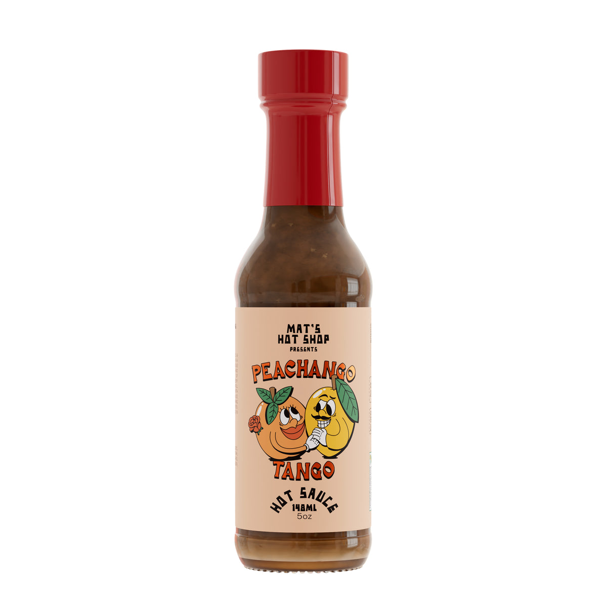 Peachango Tango Hot Sauce - Sweet & Spicy Blend - Mat's Hot Shop